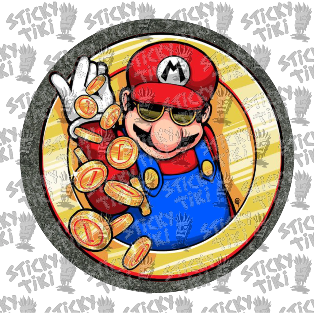 Moodmats - Mario Coin Drop | Sticky Tiki